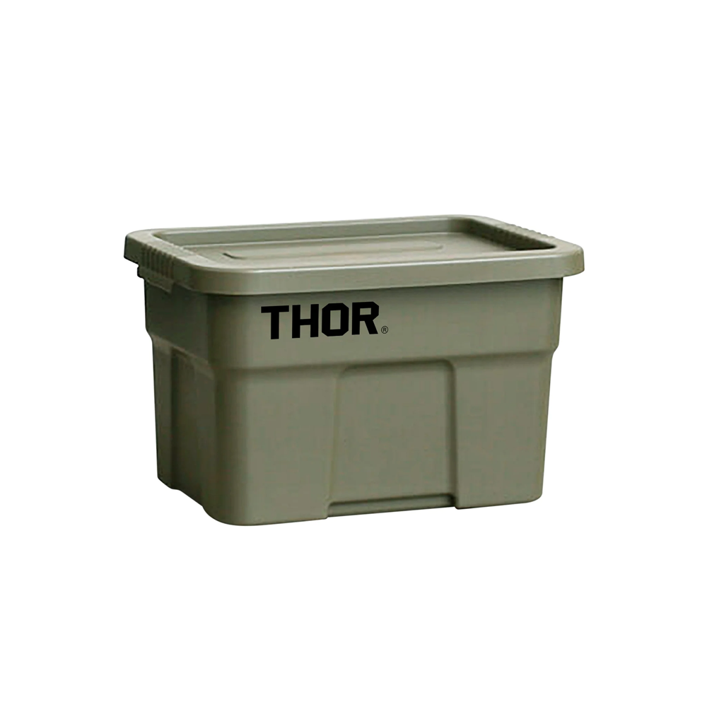 THOR-TOTE BOX WITH LID 22L Olive drab - Wakai Official Website