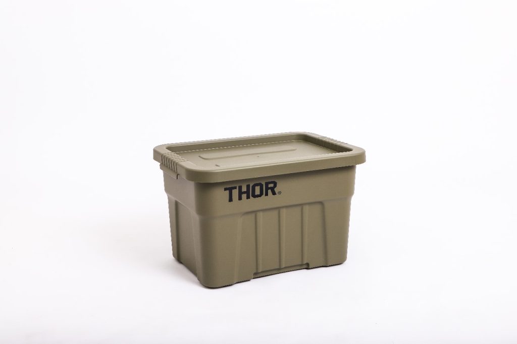 THOR-TOTE BOX WITH LID 22L Olive drab - Wakai Official Website